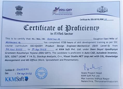 Geethu M On Linkedin Productdesignengineering Ddugky Nsdc Gratitude