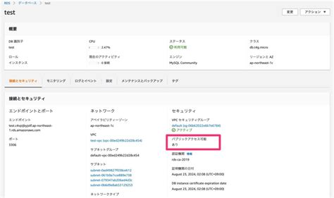 【security Hub修復手順】 Rds2 Amazon Rds Db インスタンスはパブリックアクセスを禁止する必要があります