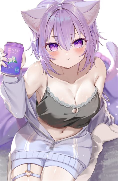 Nekomata Okayu And Nekomata Okayu Hololive Drawn By Komiojisan Danbooru