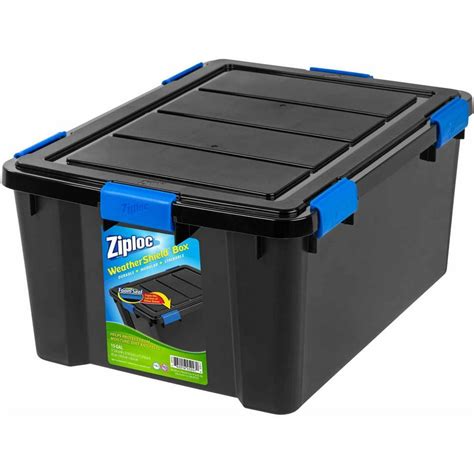 Ziploc 60 Qt Weathershield Heavy Duty Plastic Storage Box 1 Count