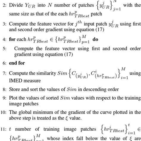 Algorithm 2 Selection Of Candidate Patches Download Scientific Diagram