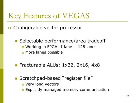 Ppt Vegas A Soft Vector Processor Powerpoint Presentation Free