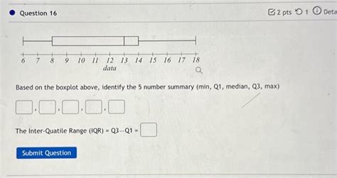 Solved The Inter Quatile Range Iqr Q3−q1