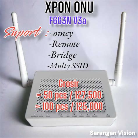Jual Xpon Epon Gpon Zte F Nv A Onu Ont Router Shopee Indonesia