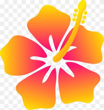 Un Dibujo De Una Flor Hawaiana