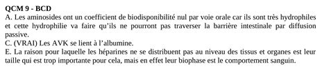 Examen blanc ICM UE6 Initiation à la Connaissance du Médicament