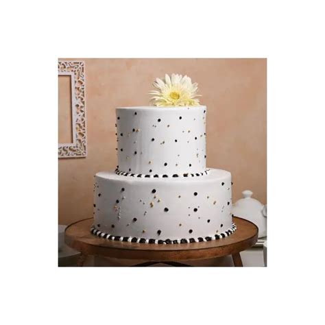 two tier multi flavour cream cake 2 kg