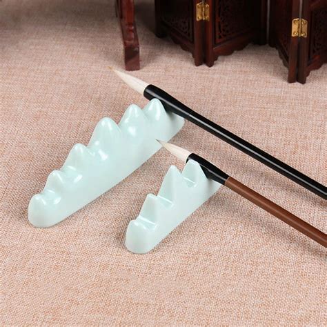 1 Pcs 세라믹 쓰기 브러쉬 홀더 중국 서예 펜 홀더 회화 학교 사무 용품에 대 한캘리그라피 브러시 Aliexpress