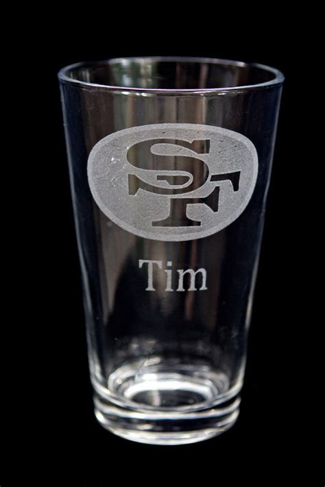 Personalized Pint Glass Laser Etched By Romeandrooney On Etsy