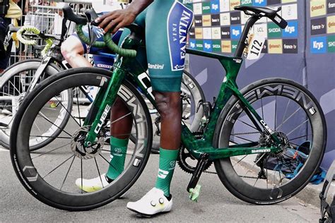 Green Jersey Winner Biniam Girmays Cube Litening Aero Road Bike W