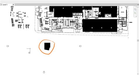 black box appearing in revit when importing autocad drawing autodesk