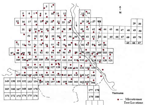 Locations Of The Microtremor Tests Carried Out In Delhi Download
