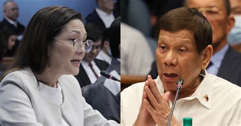 Senate Face Off How Hontiveros Clapped Back At Duterte During His Bloody Drug War Hearing