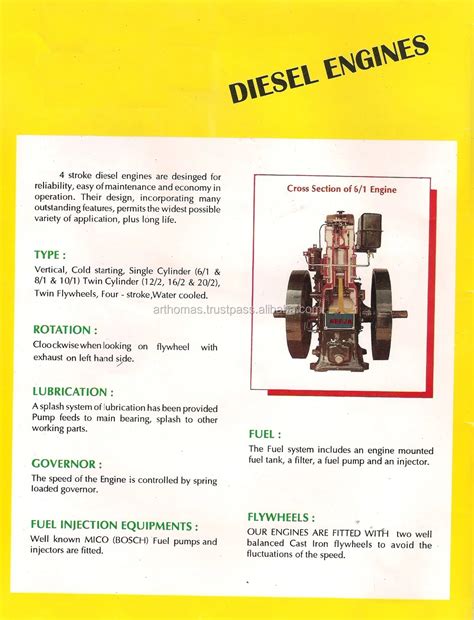 Lister Type Slow Speed Water Cooled Diesel Engine Buy Small 4 Stroke