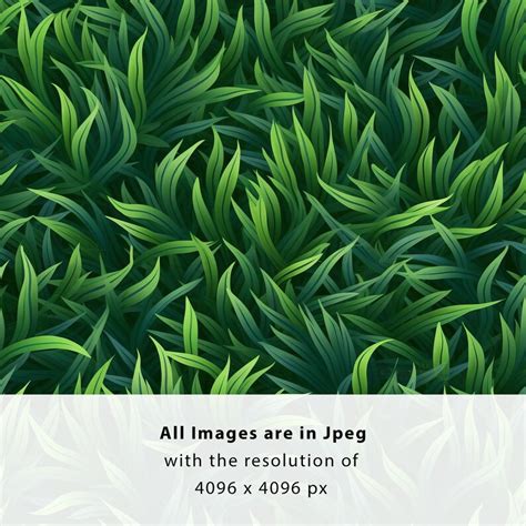 Green Grass Digital Paper Seamless Digital Grass Patterns And