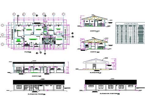 Poste De Santé Dans Autocad Téléchargement Cad Gratuit 28763 Kb