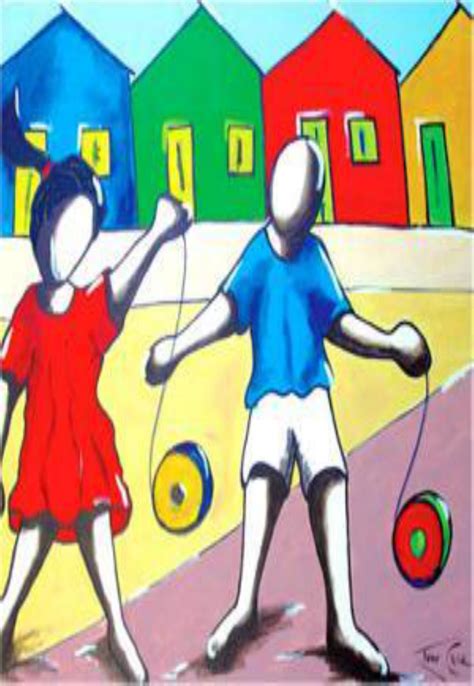 Obras De Arte De Ivan Cruz Brinquedos E Brincadeiras Educação Física