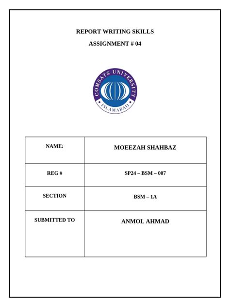Report Writing Skills 4 Pdf