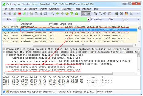 와이어샤크 Wireshark ARP 패킷 분석 네이버 블로그