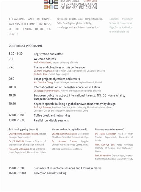 Talent Show Program Template