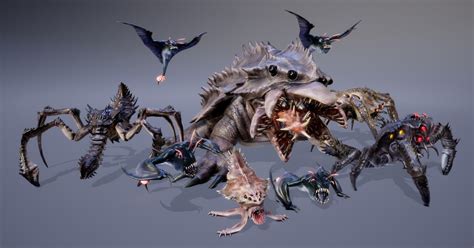 Sci Fi Creatures Pack Vol 3 3d Creatures Unity Asset Store