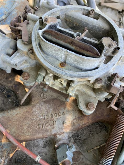 1958 Fe Engine Complete With Early Edc E Heads 352 4v 332 428 Ford Fe