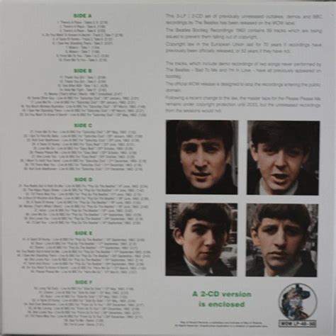 Bootleg Recordings 1963 3lp 2cd Box White Edition De Beatles