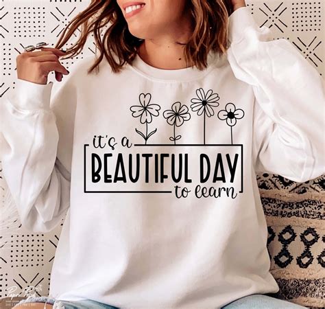 It S A Beautiful Day To Learn Svg Gift For Teacher Svg Etsy