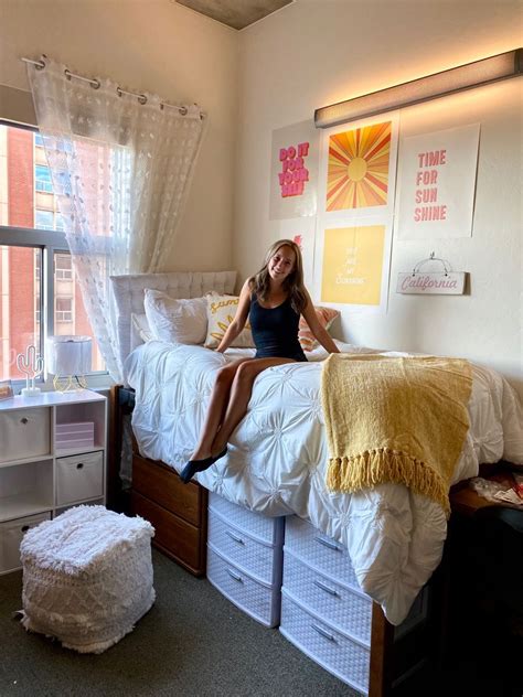 College Dorm Room Ideas Aesthetic Boho Small Dorm Room Inspo Aesthetic