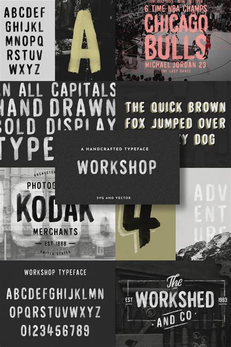 Workshop Svg Font Duo Workshop Typeface Duo