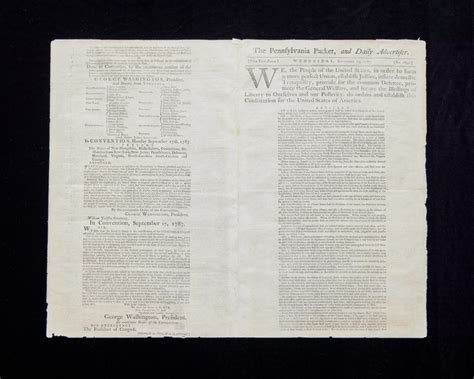 Rare Prints Of Americas Founding Documents Could Make 8 Million At
