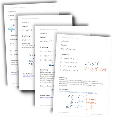 E Funktionen Ableiten Abi