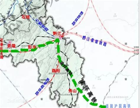 石柱高铁西站规划 石柱东站 石柱县未来规划建设图 大山谷图库