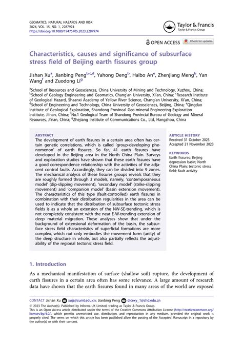 Pdf Characteristics Causes And Significance Of Subsurface Stress