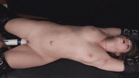 Tied Up Sub Made To Orgasm From Vibrator 