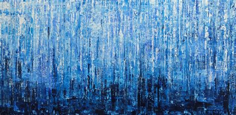 Blue Dreamscape Acrylic Painting Behshad Arjomandi Artfinder