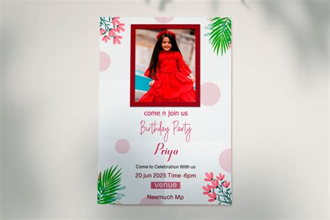 Download Birthday Invitation Templates Psd Invitation Photoshop