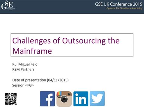 Challenges Of Outsourcing The Mainframe V12 Ppt