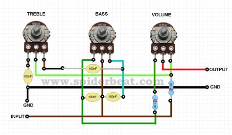 Skema Tone Control Pasif Paling Mudah