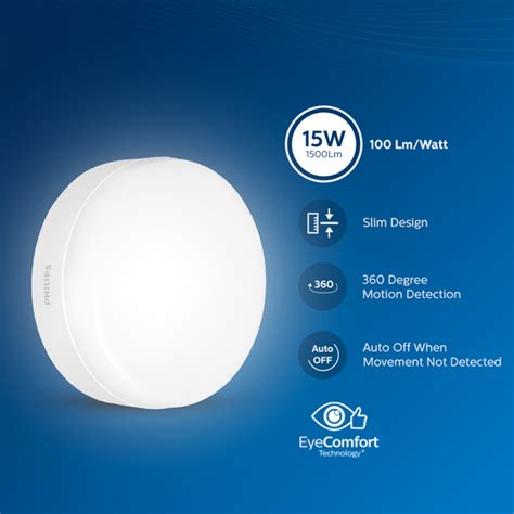 Buy Philips Full Glow Led Surface Light With Sensor Philips