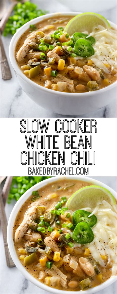Slow Cooker White Bean Chicken Chili