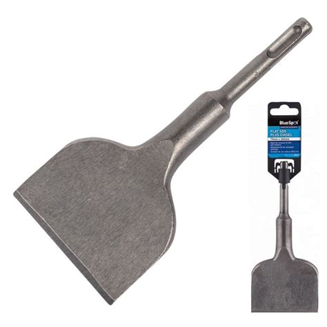 Blue Spot Sds Plus Flat 75mm Wide Breaker Chisel Bit 20013 Sealants