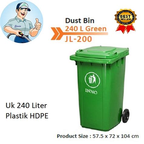 Jual Tempat Sampah Plastik L Plastic Dust Bin Shopee Indonesia