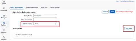Configure Correlation Policy On Fmc Cisco