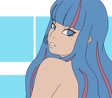 Rule 34 1girls Ada Boruto Bare Arms Bare Shoulders Beauty Mark Blue