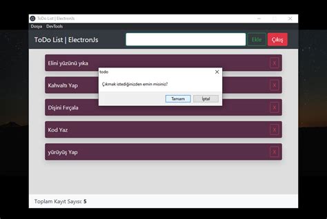 Github Yenilikci Electronjs Todo List Electronjs Ile Geli Tirilmi
