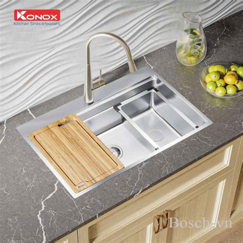 Chậu rửa Konox Workstation Topmount Sink KN7650TS Giá Rẻ