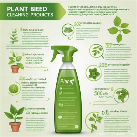 Design Of An Infographic To Depict The Benefits Of Plant Based Cleaning