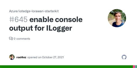 enable console output for ilogger · issue 645 · azure iotedge lorawan
