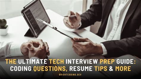 The Ultimate Tech Interview Prep Guide Coding Questions Resume Tips
